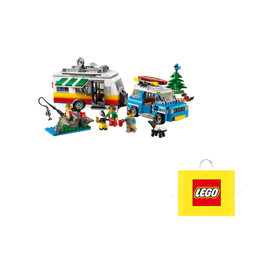 LEGO Creator 3 в 1 Караван Семья Праздника Пластиковые конструкторы 601 1000 шт 31108
