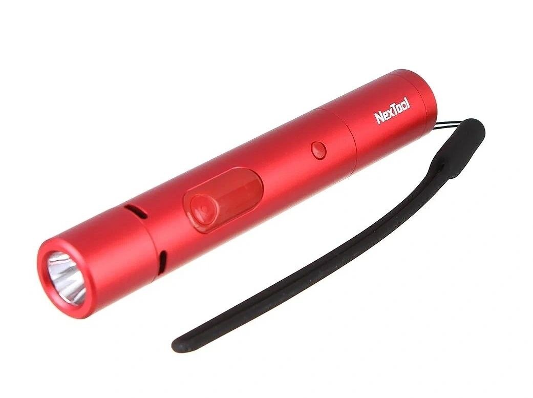 Светодиодный фонарик NexTool Arc Flashlight, красный