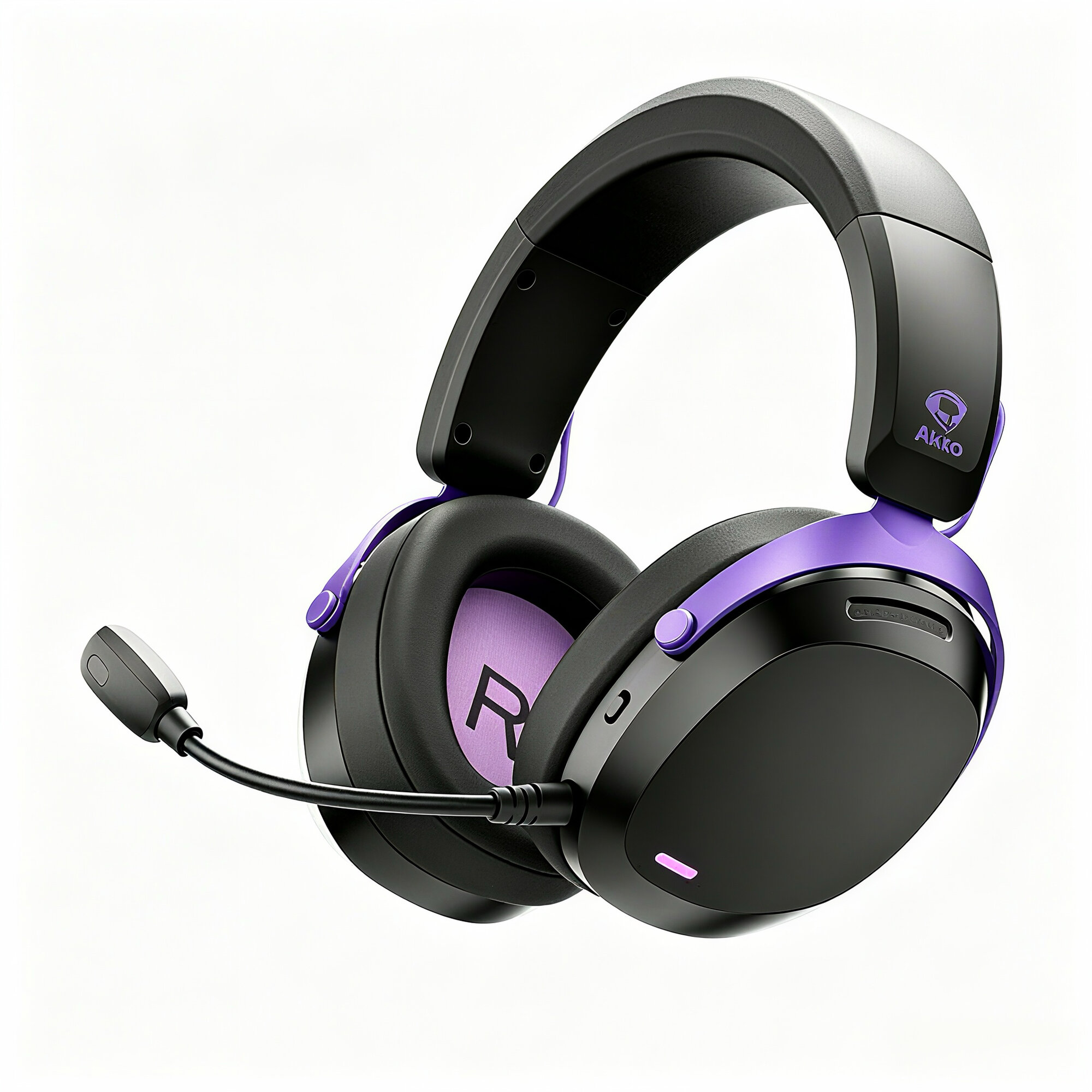 Игровые наушники AKKOGH300 2.4G Bluetooth Type-C с микрофоном, чёрный