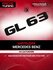 Шильдик на багажник GL63 для Mercedes-Benz, ABS-пластик, черный матовый