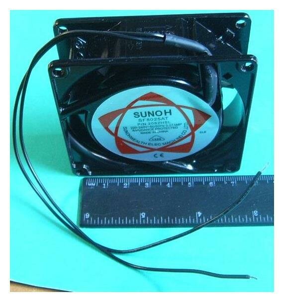 Вентилятор 80х80х25 220в 0,07А AC