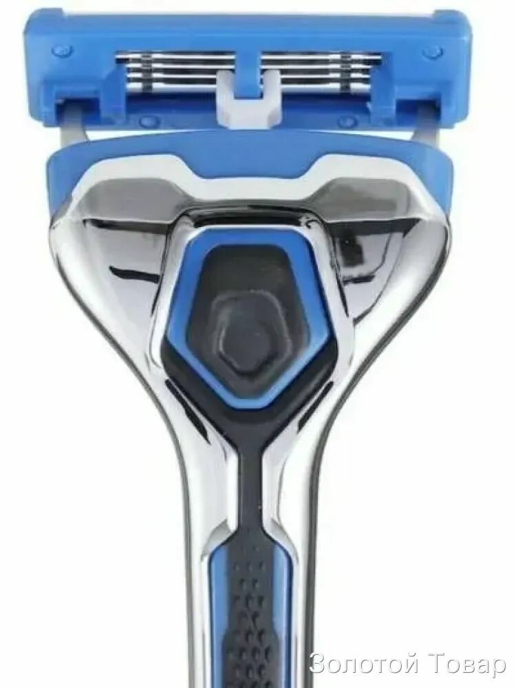 Бритва KAI RAZOR axia 5-х лезвий для мужчин с套装ом 5 сменных лезвий — фото 1