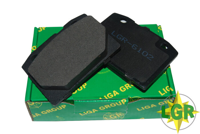 Колодки тормозные дисковые LGR LGR6102 передние для Lada ВАЗ-2101-2107