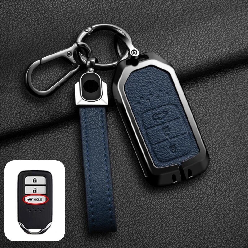 Чехол для ключа Honda Civic/City/Accord/CR-V, синий