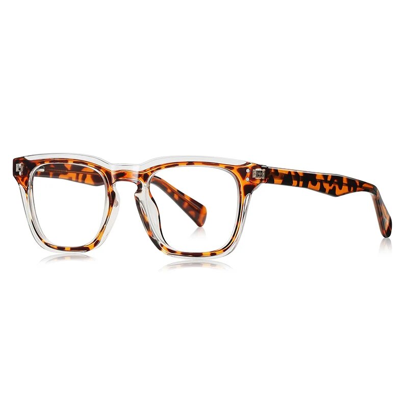 Очки для чтения квадратные Leopard +1.75