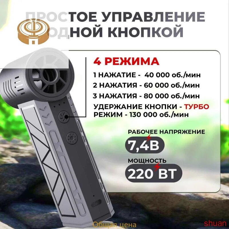 Воздуходувка,220Вт — фото 1