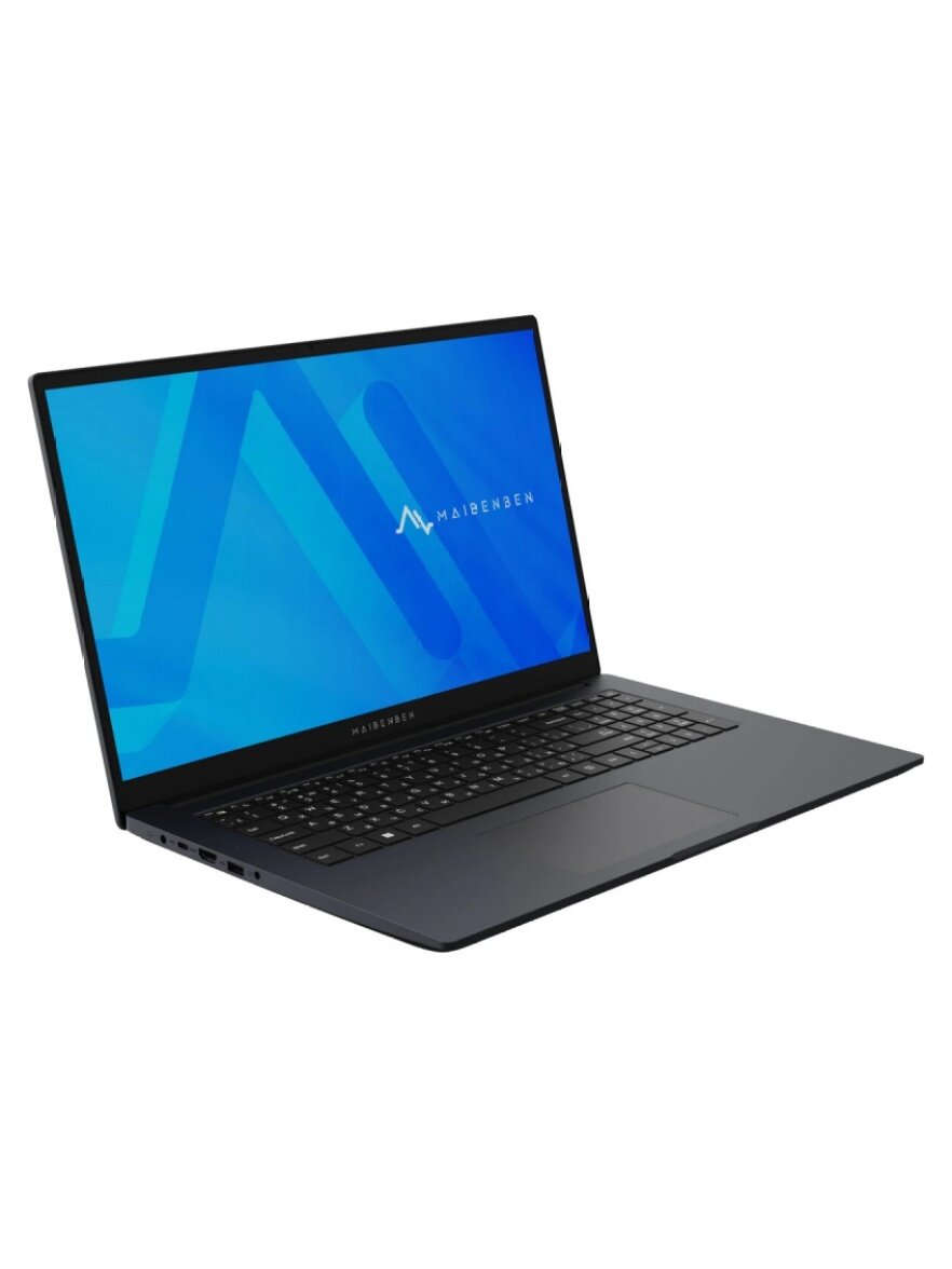 Ноутбук Maibenben Medio M17A 17.3" FHD IPS 60Hz 300nits i3-1220P(1.5ГГц), 16Гб DDR4, SSD 512Гб, UHDG, Win11, Blue (M17A-i322UMF1SHURE3)