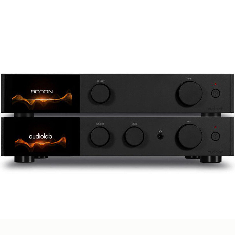 Комплект интегрального усилителя и сетевого аудиоплеера Audiolab 9000A & 9000N bundle Black