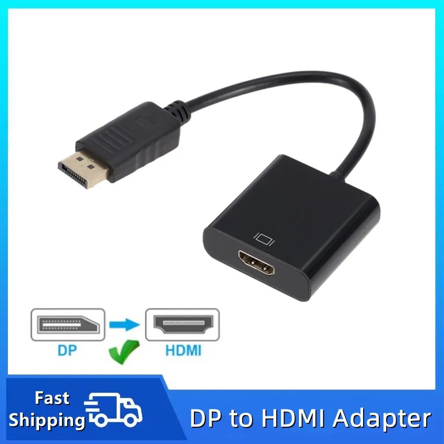 YIGETOHDE Адаптер DisplayPort на HDMI