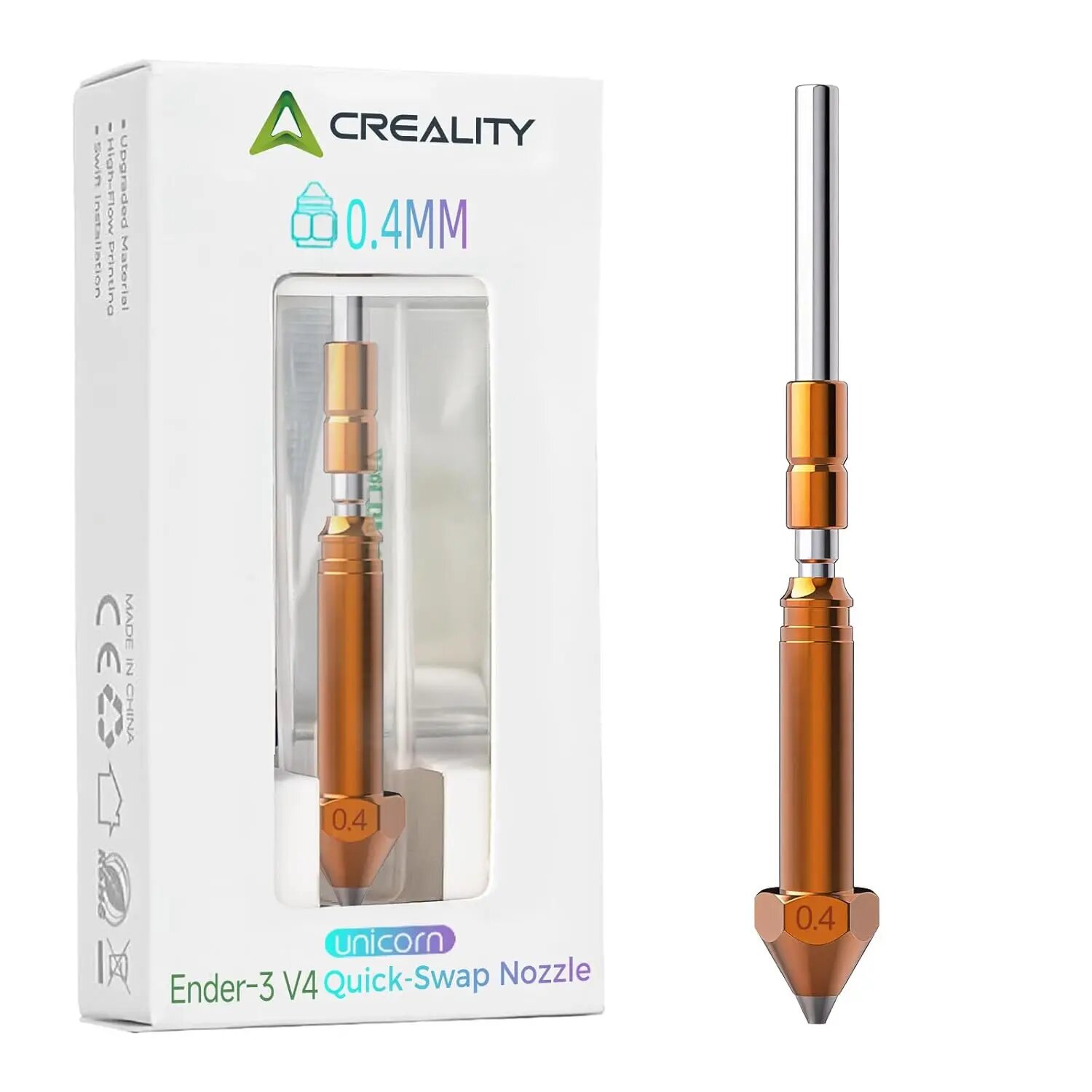 Creality Ender 3 V4 форсунка Unicorn 0,4 мм 2PCS