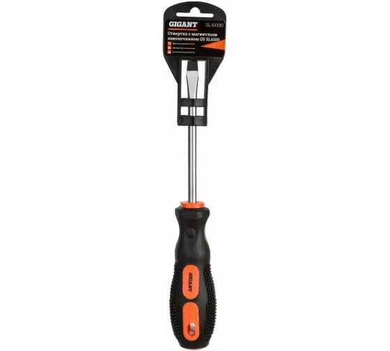 Отвертка Gigant SL 6x100 с магнитным наконечником GS SL6100