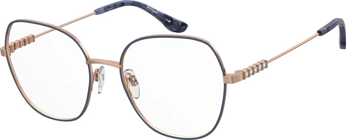 Оправа Pierre Cardin P.C. 8921 KY2, тип оправы ободковая, материал оправы металл, пол женские, форма оправы квадратная