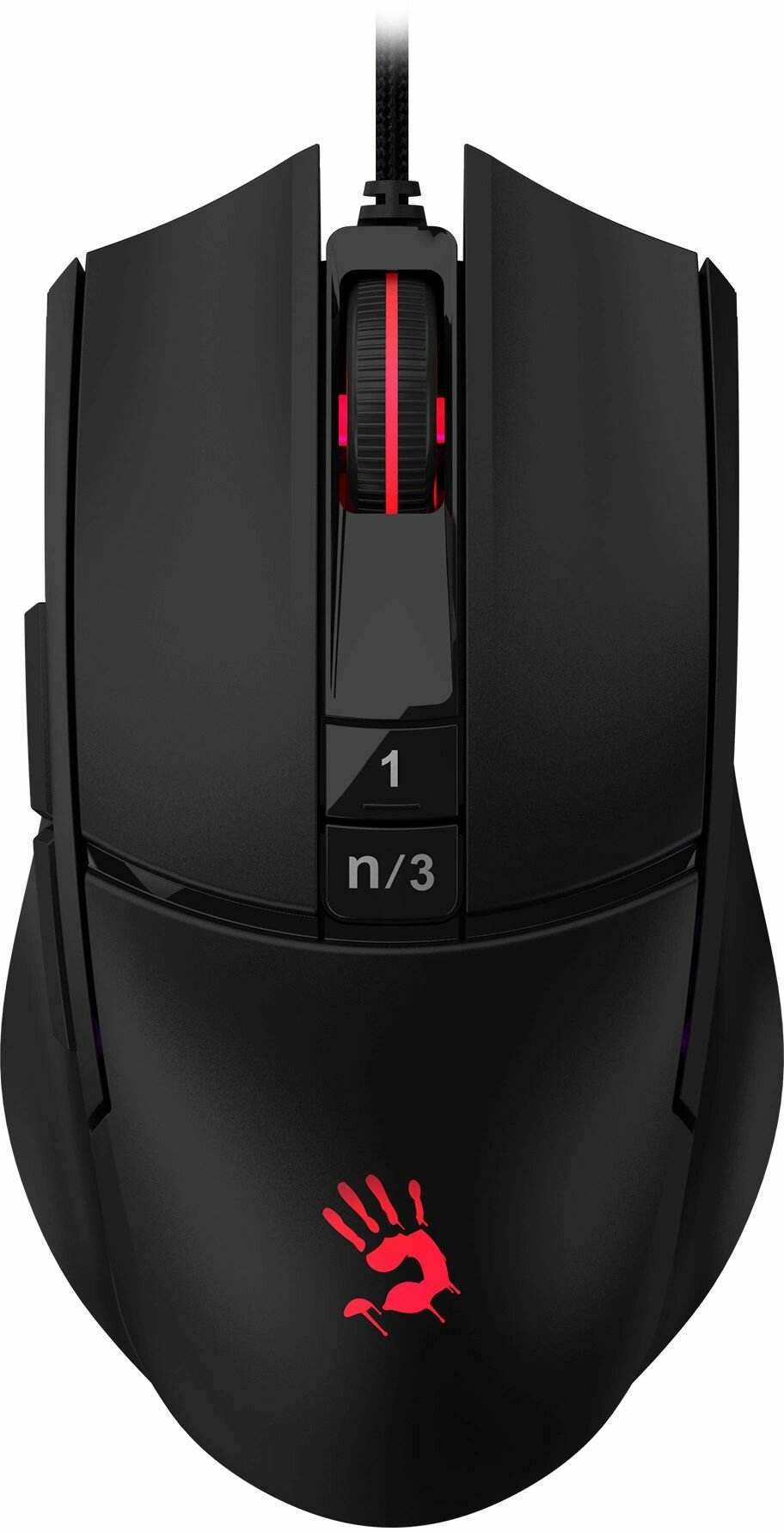 Мышь проводная A4Tech L65 MAX/STONE BLACK чёрный 12000 DPI