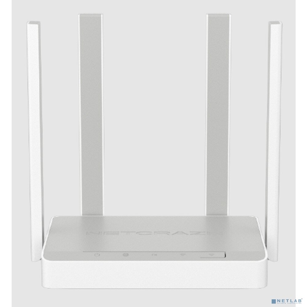 Netcraze Speedster (NC-3013) Гигабитный интернет-центр с Mesh Wi-Fi 5 AC1200, 4-портовым Smart-коммутатором и переключателем режима роутер/ретранслятор