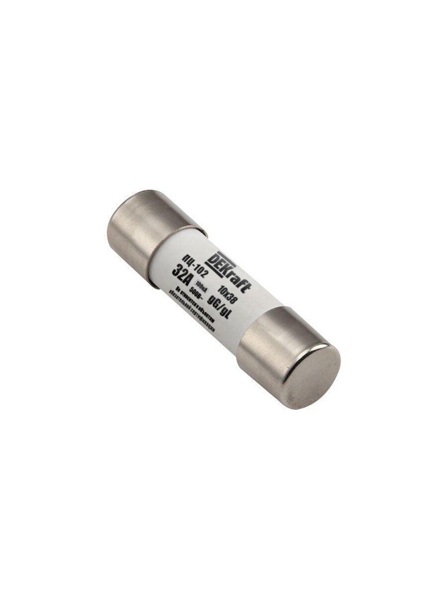 Предохранитель ПЦ-102 6А 10х38 DEKraft 21362DEK