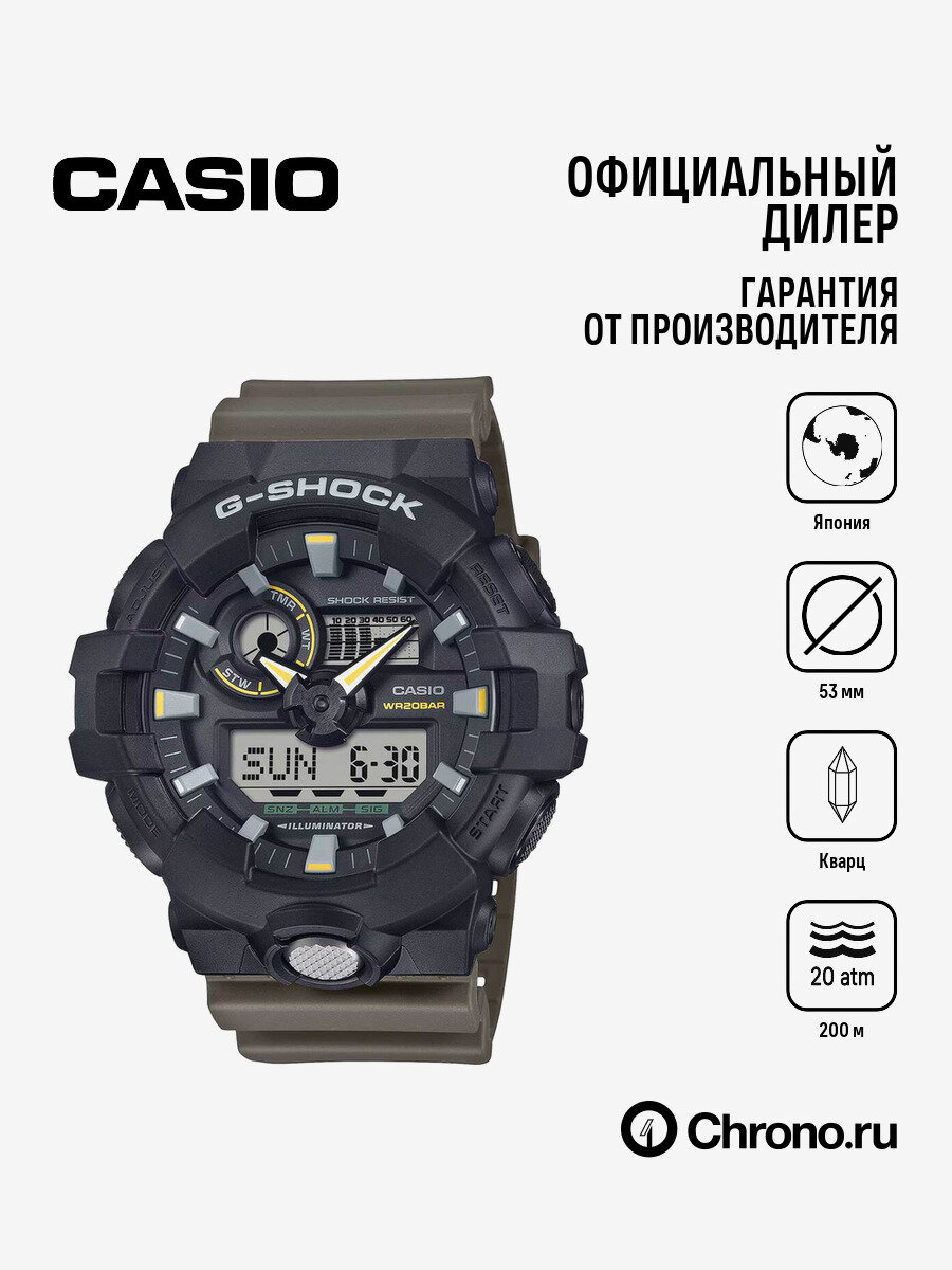 CASIO, черный