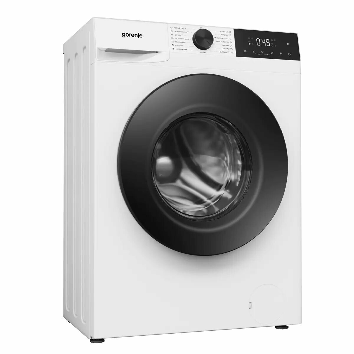 Стиральная машина Gorenje WG2PS72A12/C, с подачей пара, инверторный мотор, 15 программ, белая