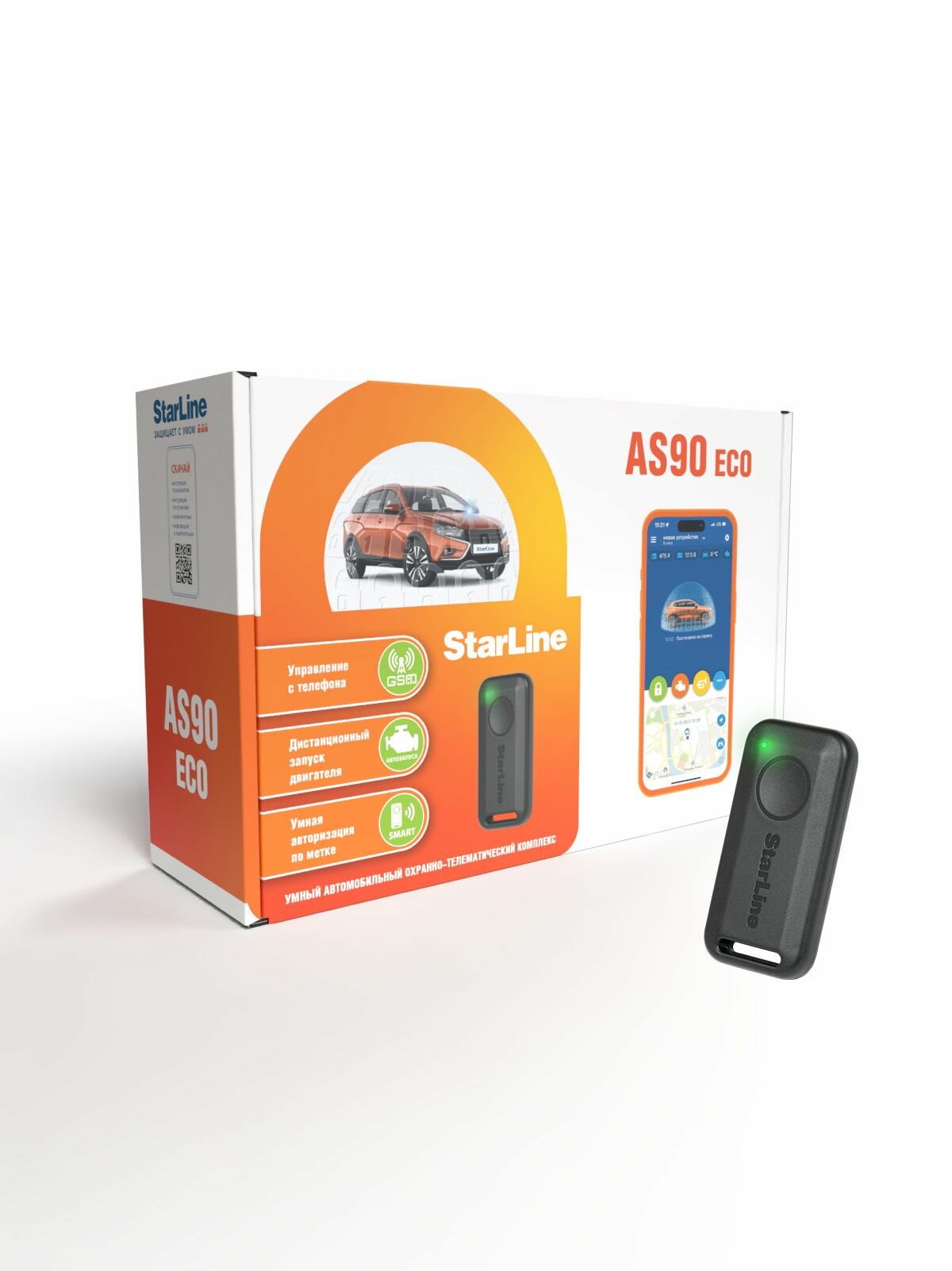 StarLine AS90 ECO Охранно-телематический комплекс
