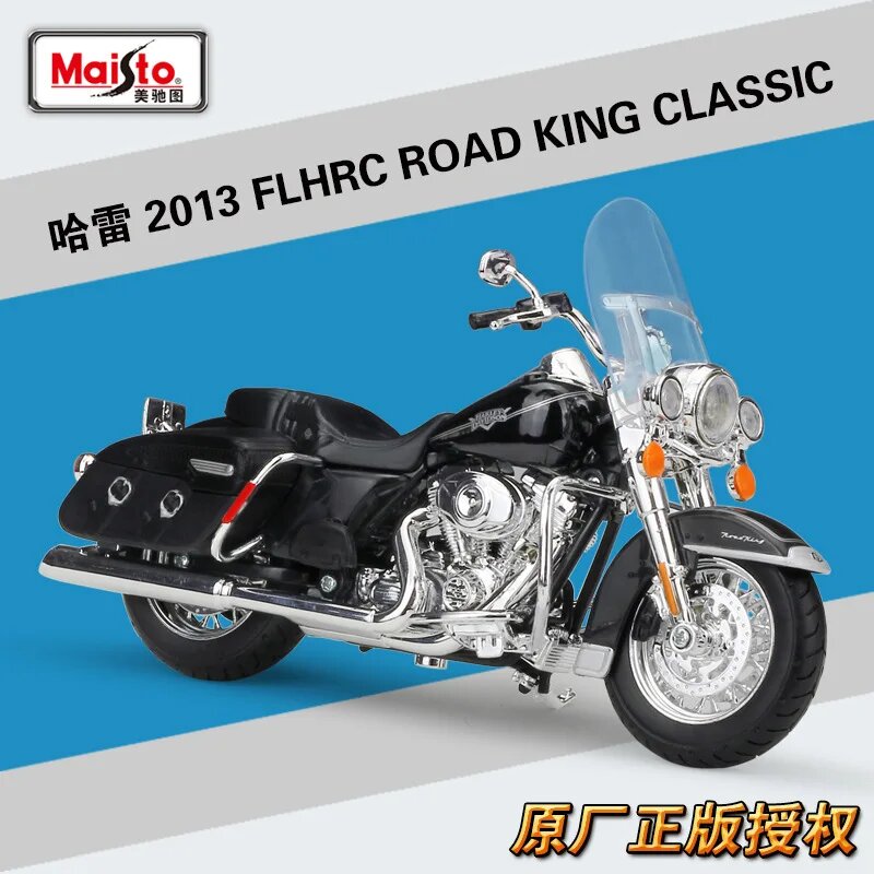 Maisto 1:12 Harley-Davidson Road King металлический мотоцикл