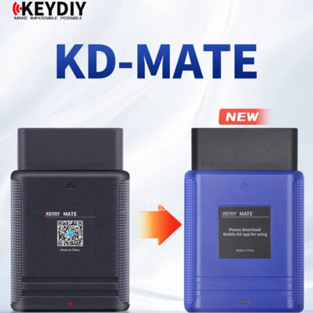 Программатор KEYDIY для подключения к OBD-интерфейсу, работает с оригинальным интерфейсом для Toyota 4A/4D/8A, смарт-ключи и потеря всех клавиш — фото 1