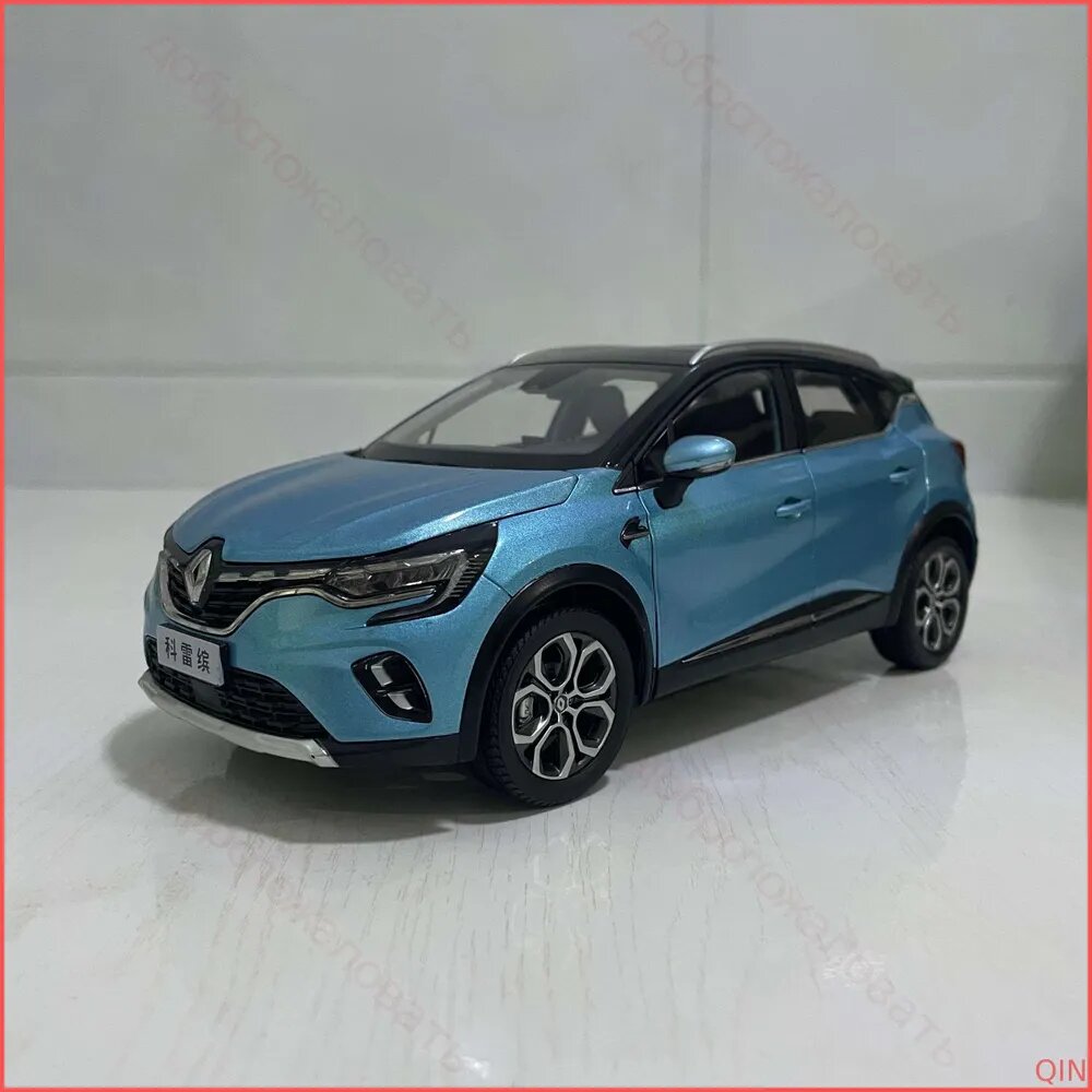 Масштабная модель 1:18 Renault Koleos (Рено Колеос) литая металлическая коллекционная машинка, детализированный миниатюрный внедорожник.