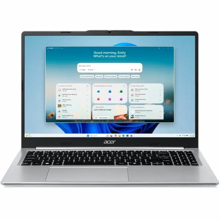 Ноутбук Acer NX. DT8CD.006 15.6", Ryzen 5 (7000 Series) 7430U, 8Gb, SSD 512Gb, без ОС