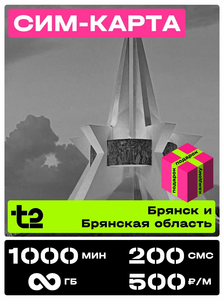 Сим карта теле 2 с безлимитным интернетом. t2 SIM-карта тариф Партнер М Брянская область. 1000 минут за 500 рублей в месяц.