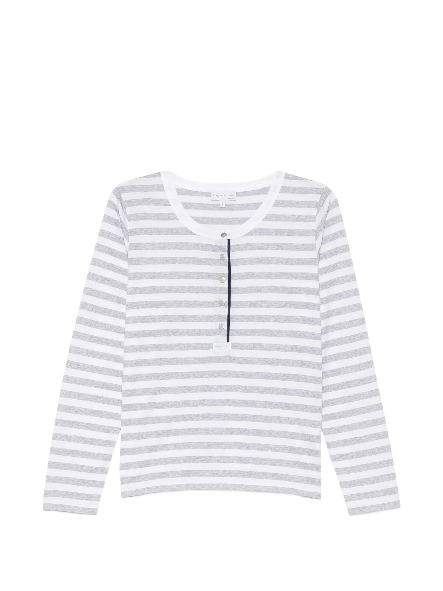 Футболка Striped cotton T-shirt