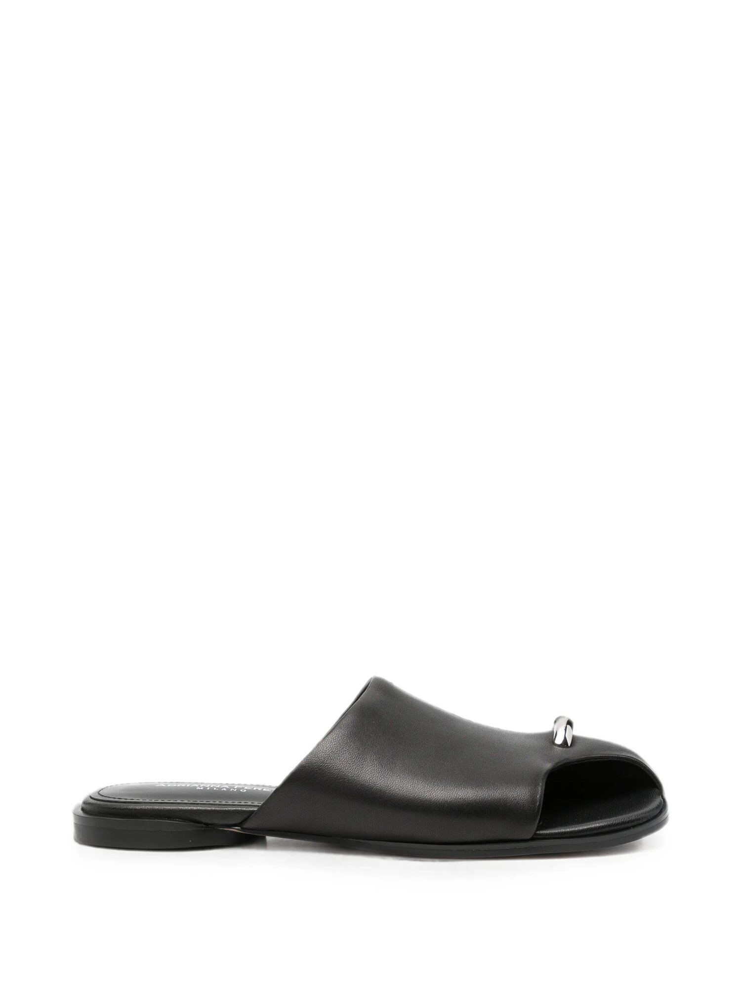 Мюли Leather open-toe mules