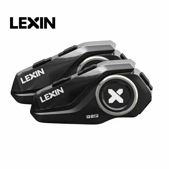 Мотогарнитура LEXIN G2P комплект из 2 штук BT 5.1 с интеркомом