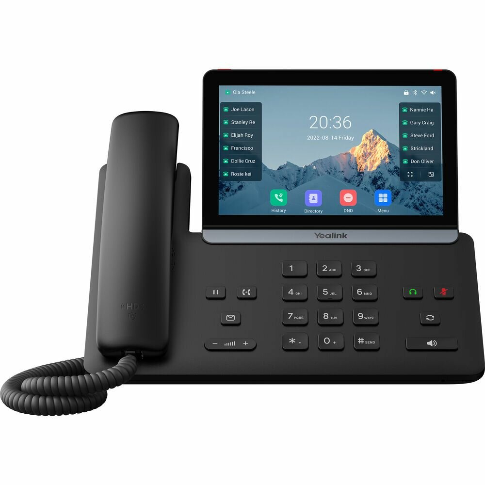 IP-телефон Yealink SIP-T87W 7", PoE, Wi-Fi, Bluetooth