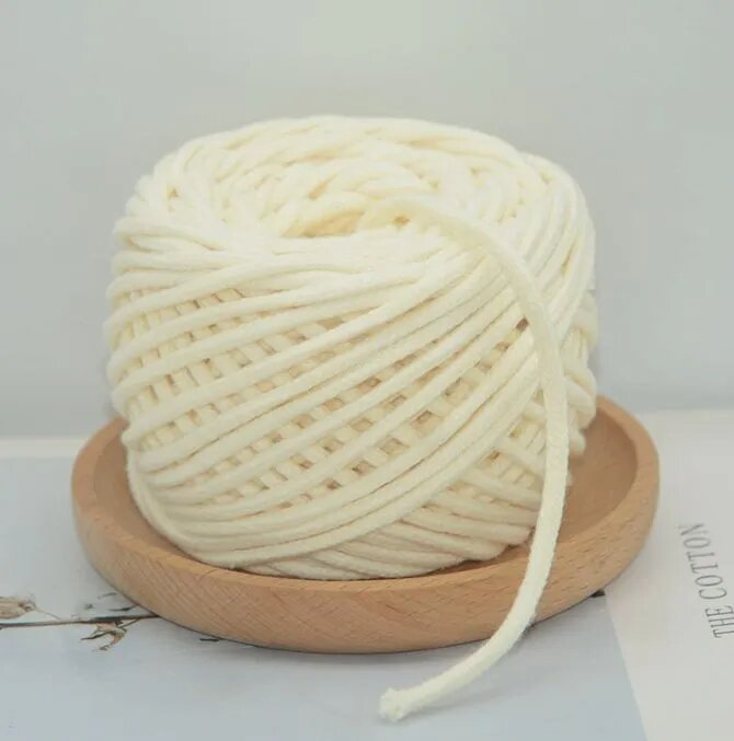 Цветной сердцевинный хлопковый шнур для DIY плетения 3 мм