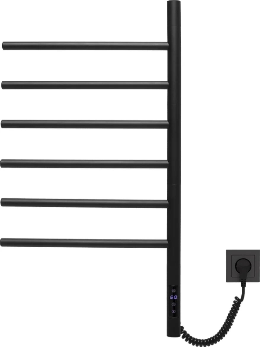 Полотенцесушитель электрический Vincea VTD-1S2CBE черный