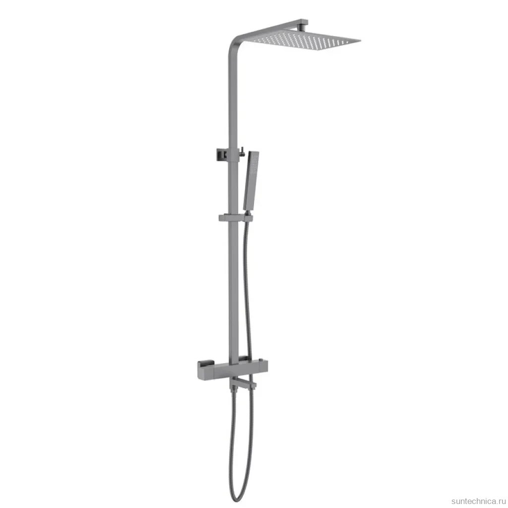 Душевая стойка Timo Tetra-Thermo SX-0169/18 с термостатом, черное золото