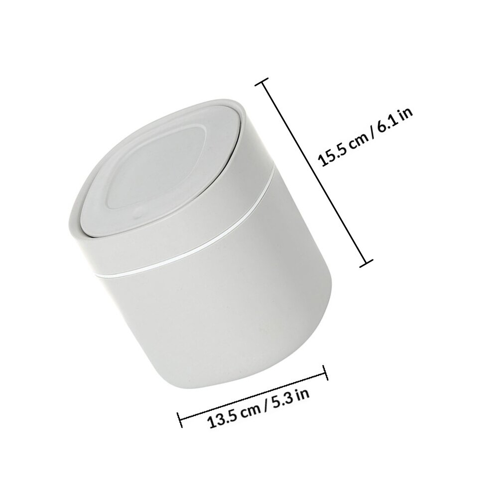 Корзина Для Мусора 1 Шт Стильная И Practical Light Grey 15 5X13 5Cm