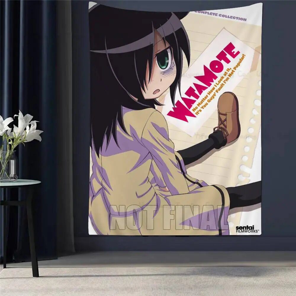 Богемный гобелен Watamote K-Kuroki T-Tomoko из полиэстера 60x90cm, z3