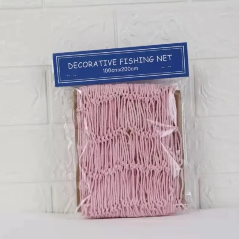 Декоративная сетка из полиэстера 1м х 2м Розовый, Pink