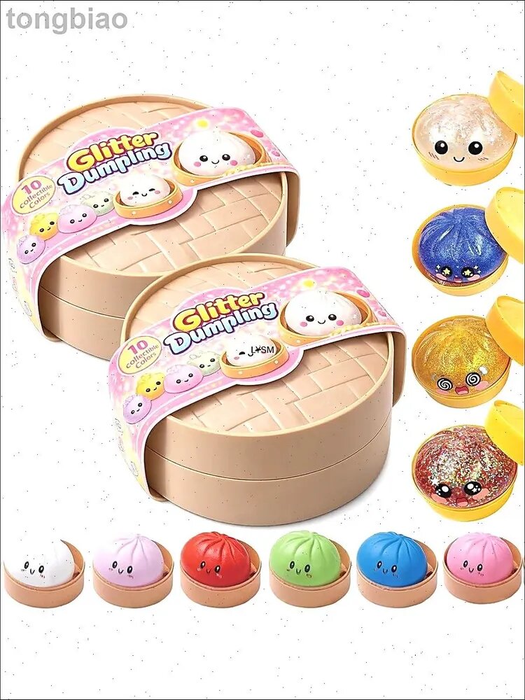 Антистрессовая игрушка, мягкие пельмени