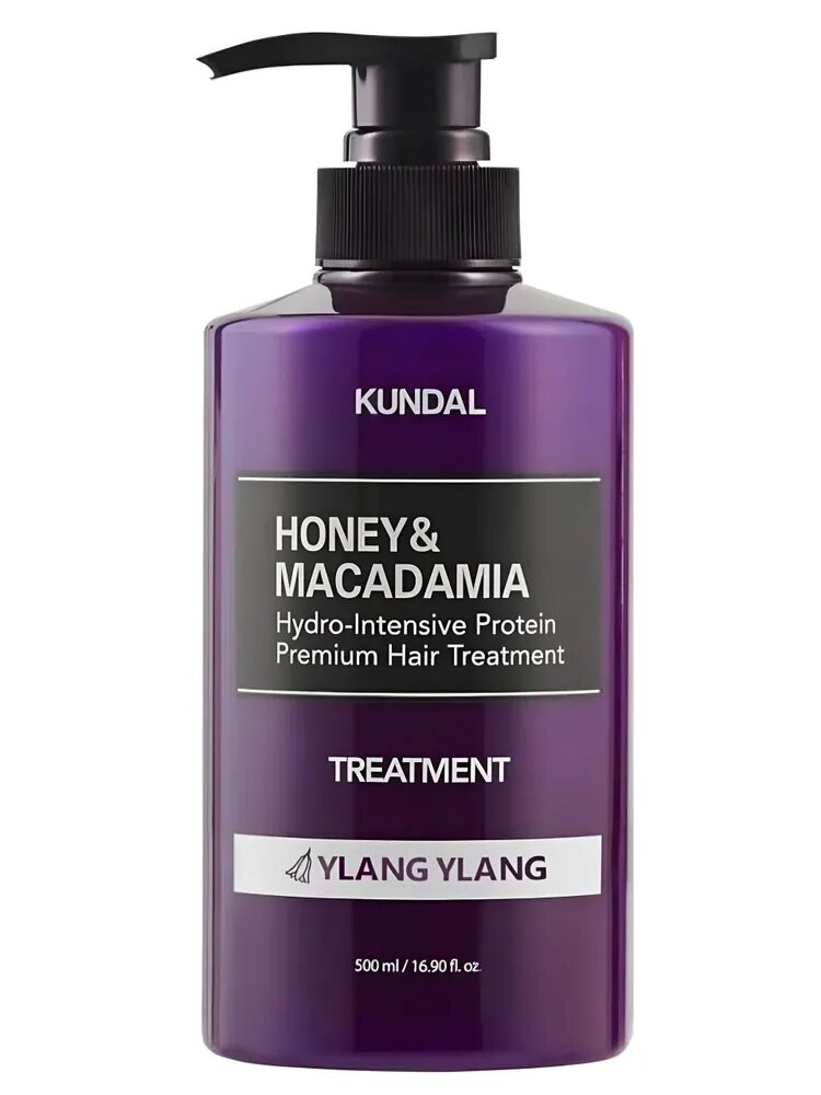 Кондиционер для волос «иланг-иланг» Kundal Honey & Macadamia Ylang Ylang Treatment, 500 мл