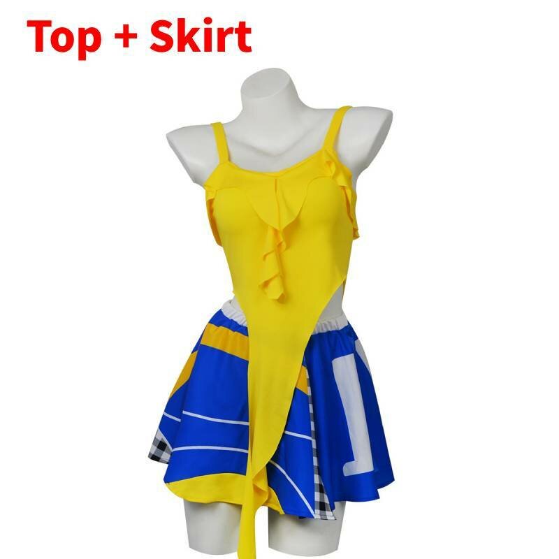 Shakira global football cup outfit with fantasy european design for soccer cheer and stage shows