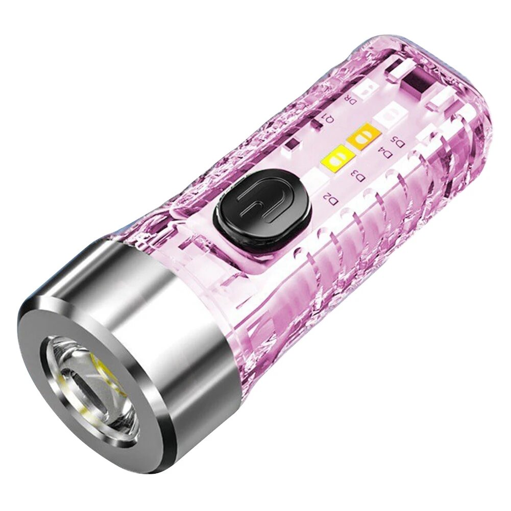 Светодиодный фонарик SMD алюминиевый 300 люмен с зарядкой Type-C USB
