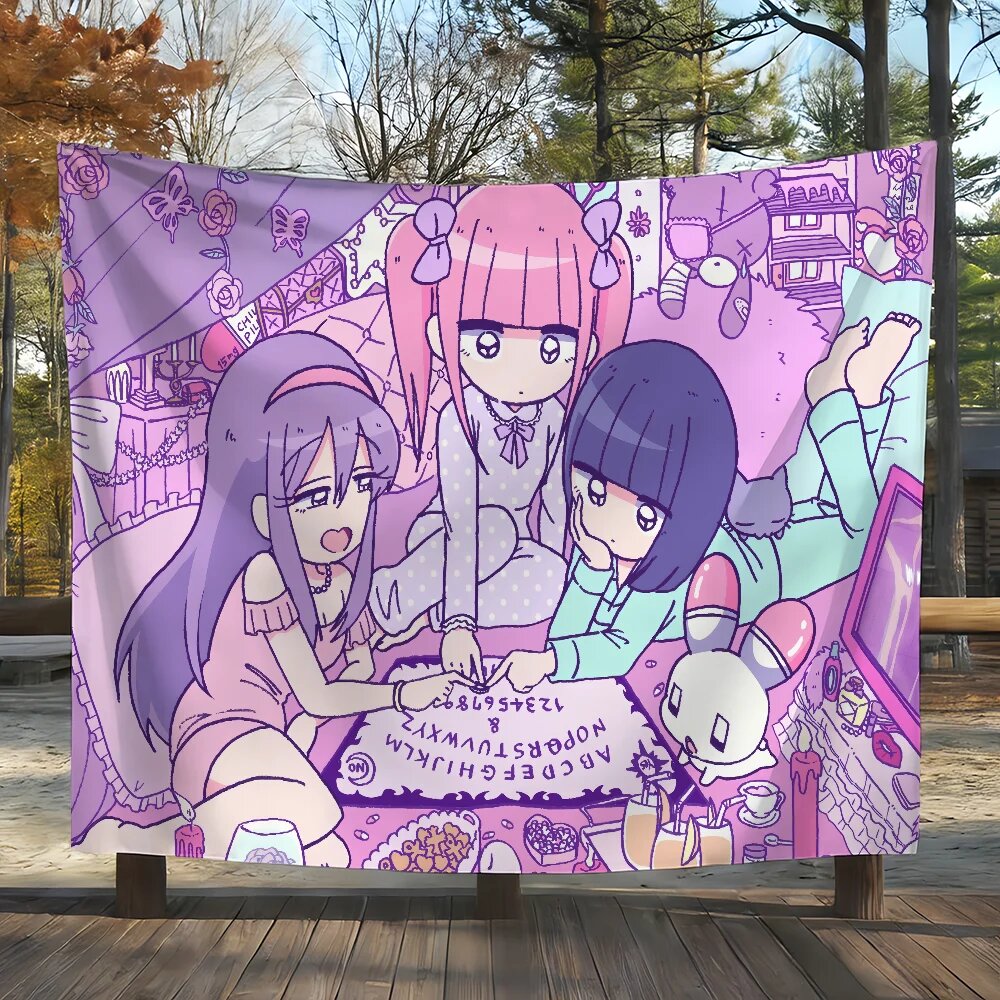 Флаг Yami Kawaii Menhera-chan 40x60см QZ90x150CM, 3