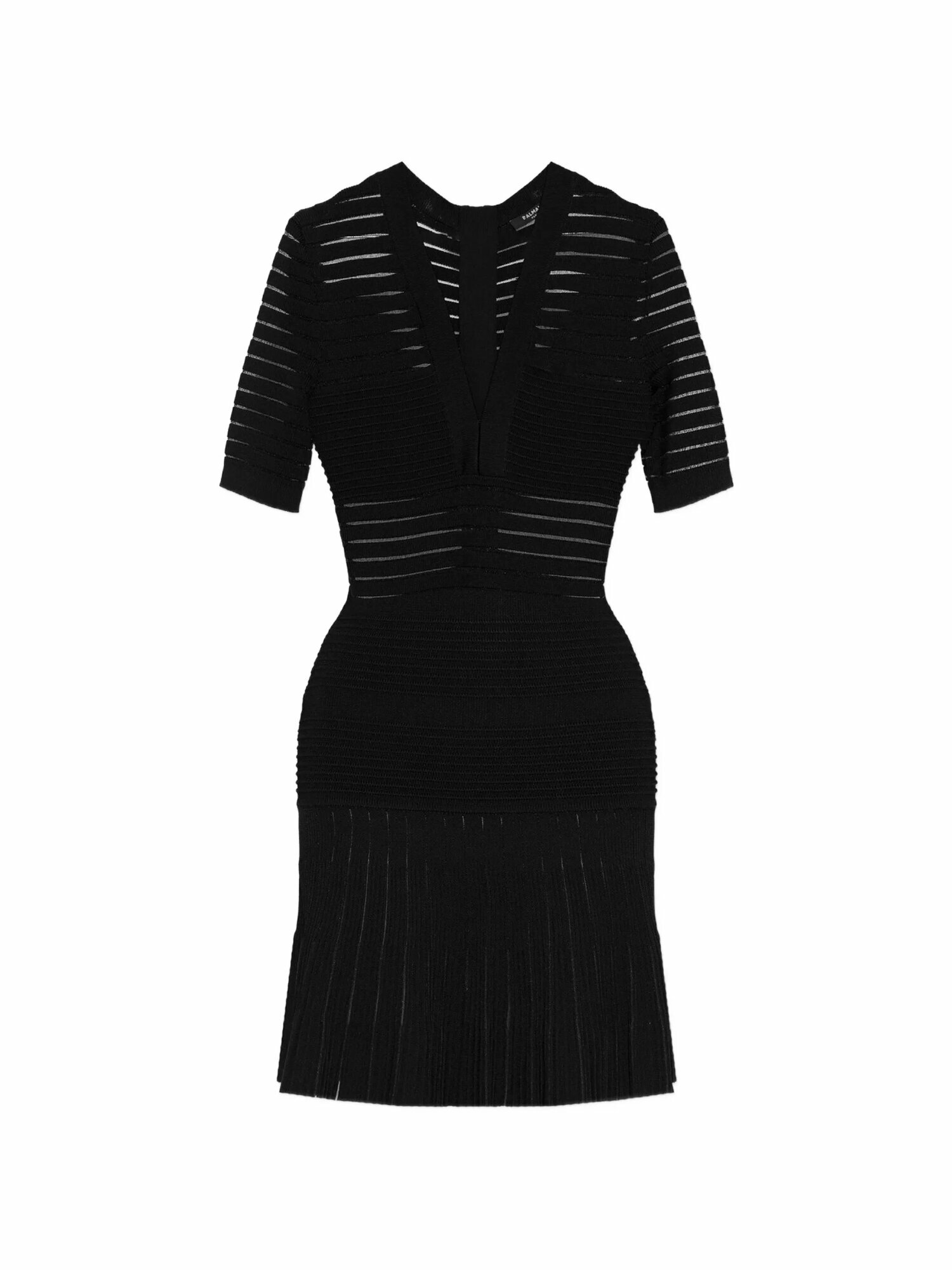 Платье Sheer-panel V-neck mini dress