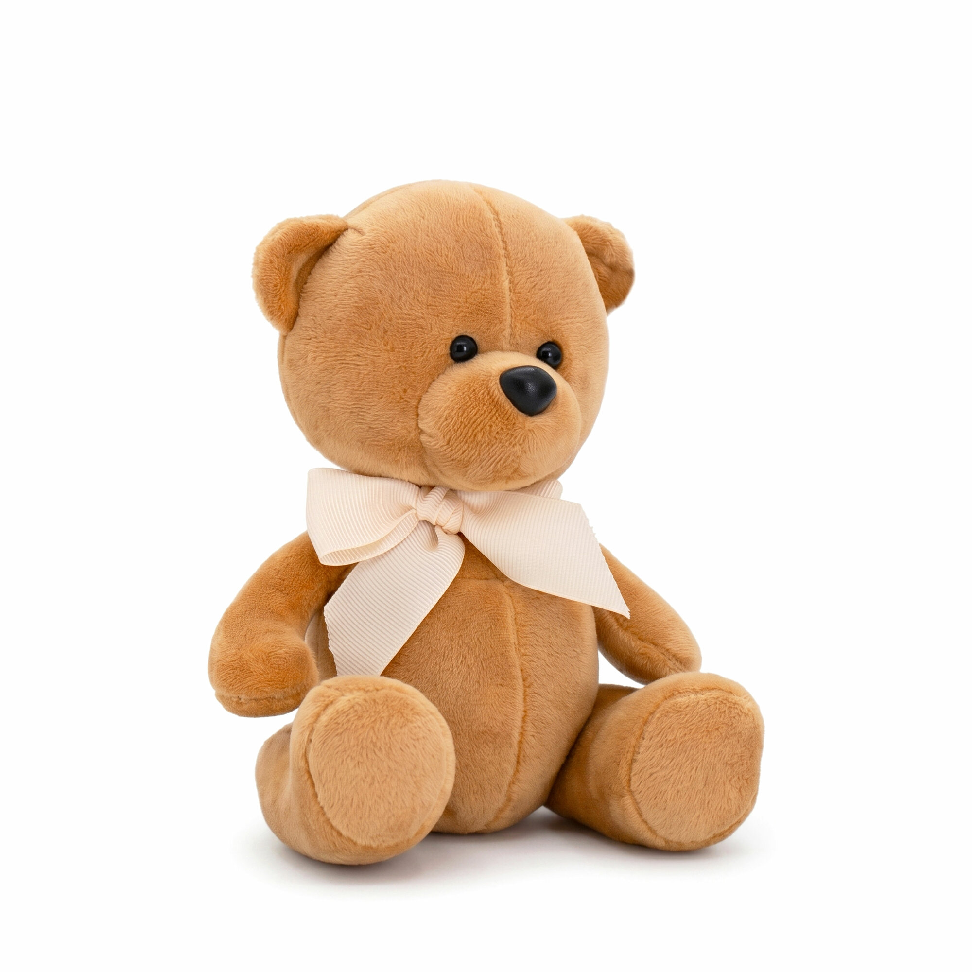 Игрушка мягкая Orange toys "Медведь Топтыжкин коричневый с кремовым бантиком" 17 см.
