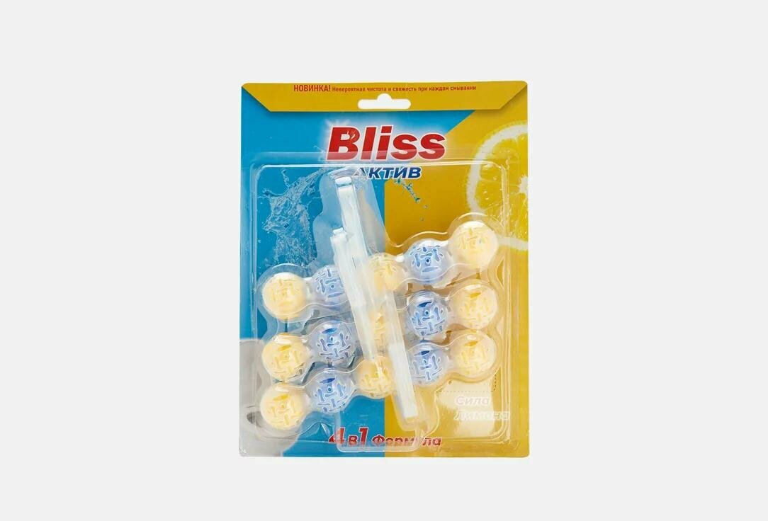 Туалетные блоки Bliss "Актив", Сила лимона, 3 шт