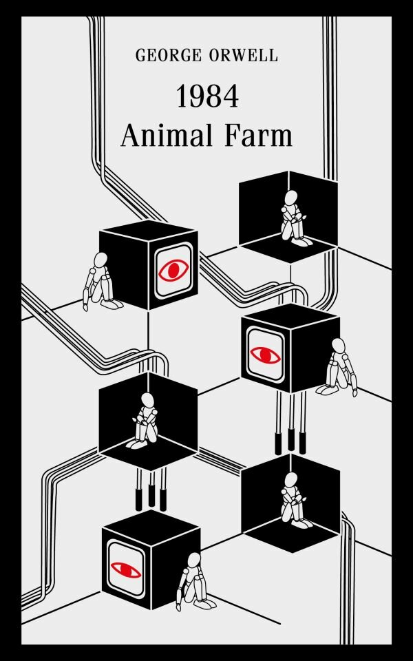 Книга ЭКСМО 1984. Animal Farm, Оруэлл Дж. 416 страниц, 2024 г.