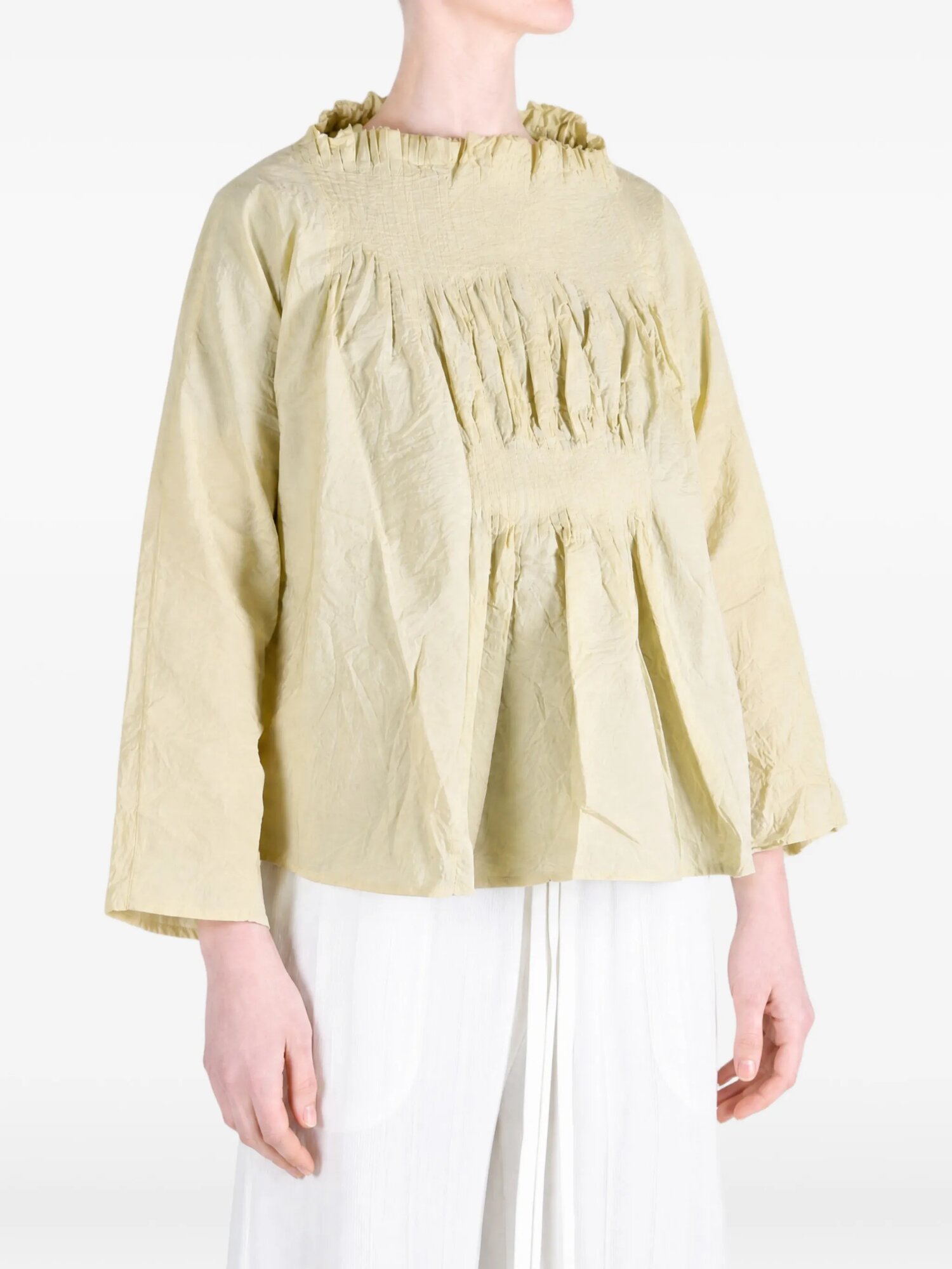Блуза Daniela Gregis Ruffled-neck blouse, размер OneSize — фото 1
