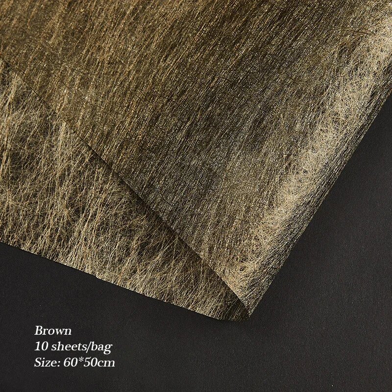 Шелковая бумага для цветов Brown, 10 листов, 60*50 см