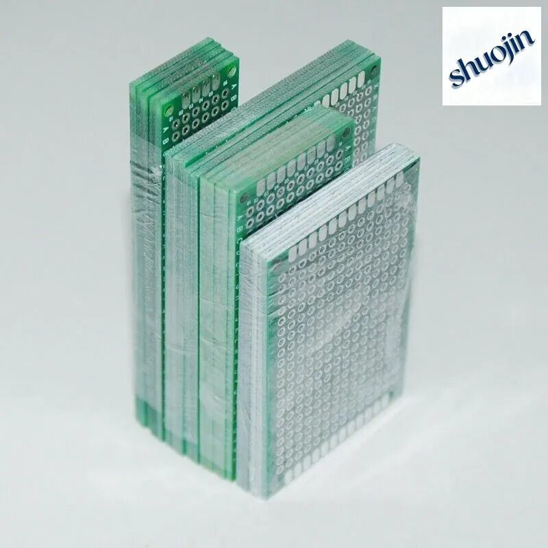 20 шт. компл Печатная Плата ProtoBoard Монтажная Плата Stripboard 2X8 3X7 4X6 5X7 по 5 шт. каждая