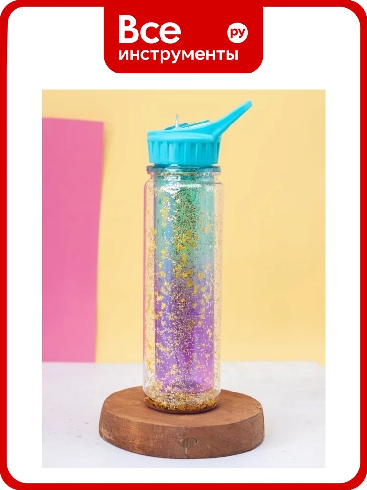Бутылка iLikeGift Tinsel TS1002-01, пластик, винтовая крышка, 500мл